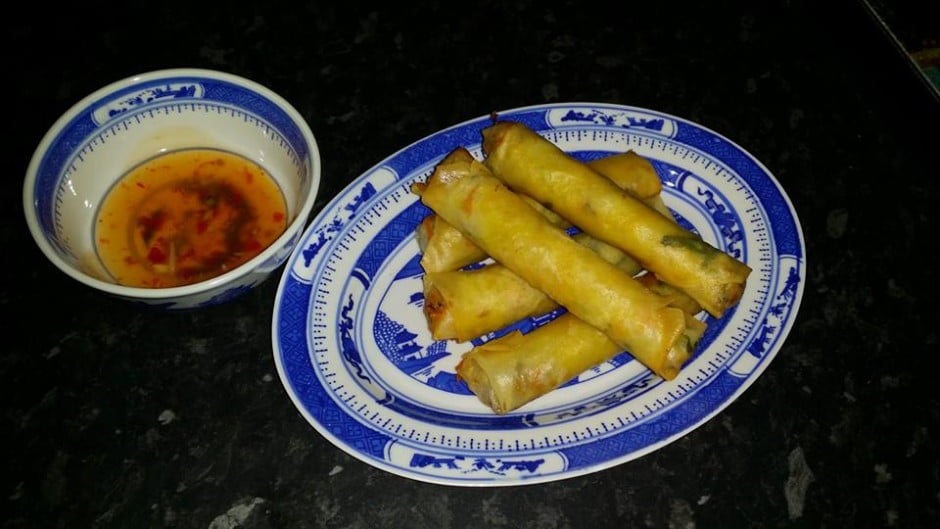 Thai Chicken & Fish Spring Rolls | Slow Cooker Central