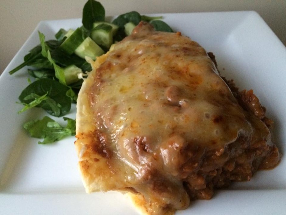 Mexican Beef Tortilla Stack | Slow Cooker Central