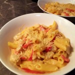 Creamy Sweet Chilli Garlic Chicken and Capsicum Pasta | Slow Cooker Central