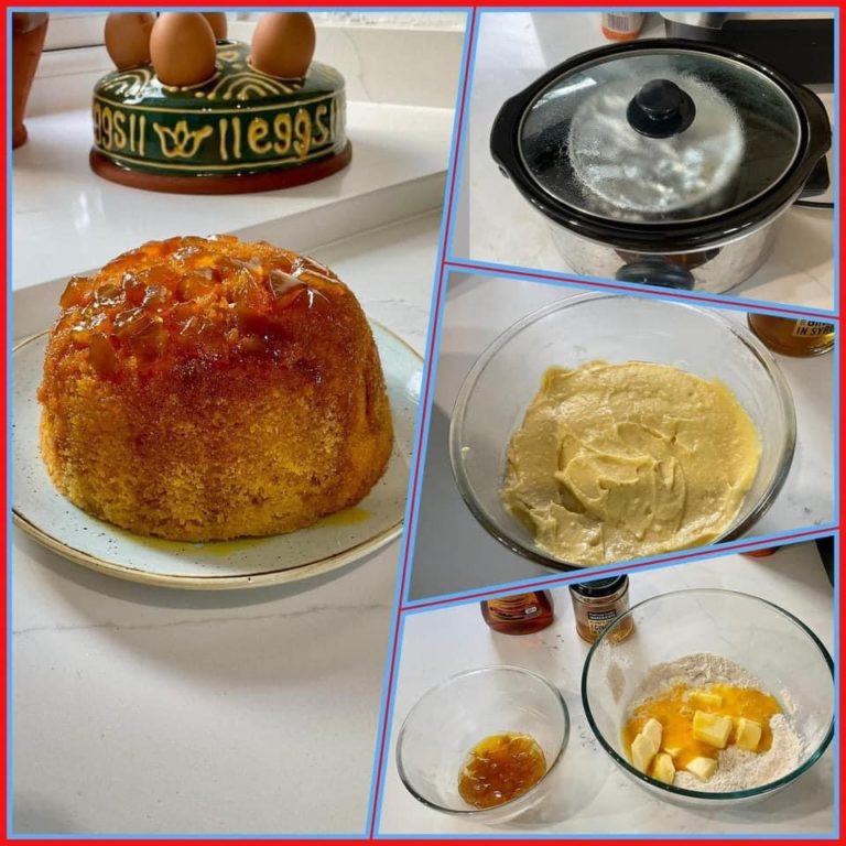 Ginger Syrup Steamed Sponge Pudding | Slow Cooker CentralSlow Cooker ...
